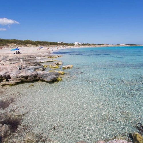 Ses Canyes Beach - Formentera - How to arrive